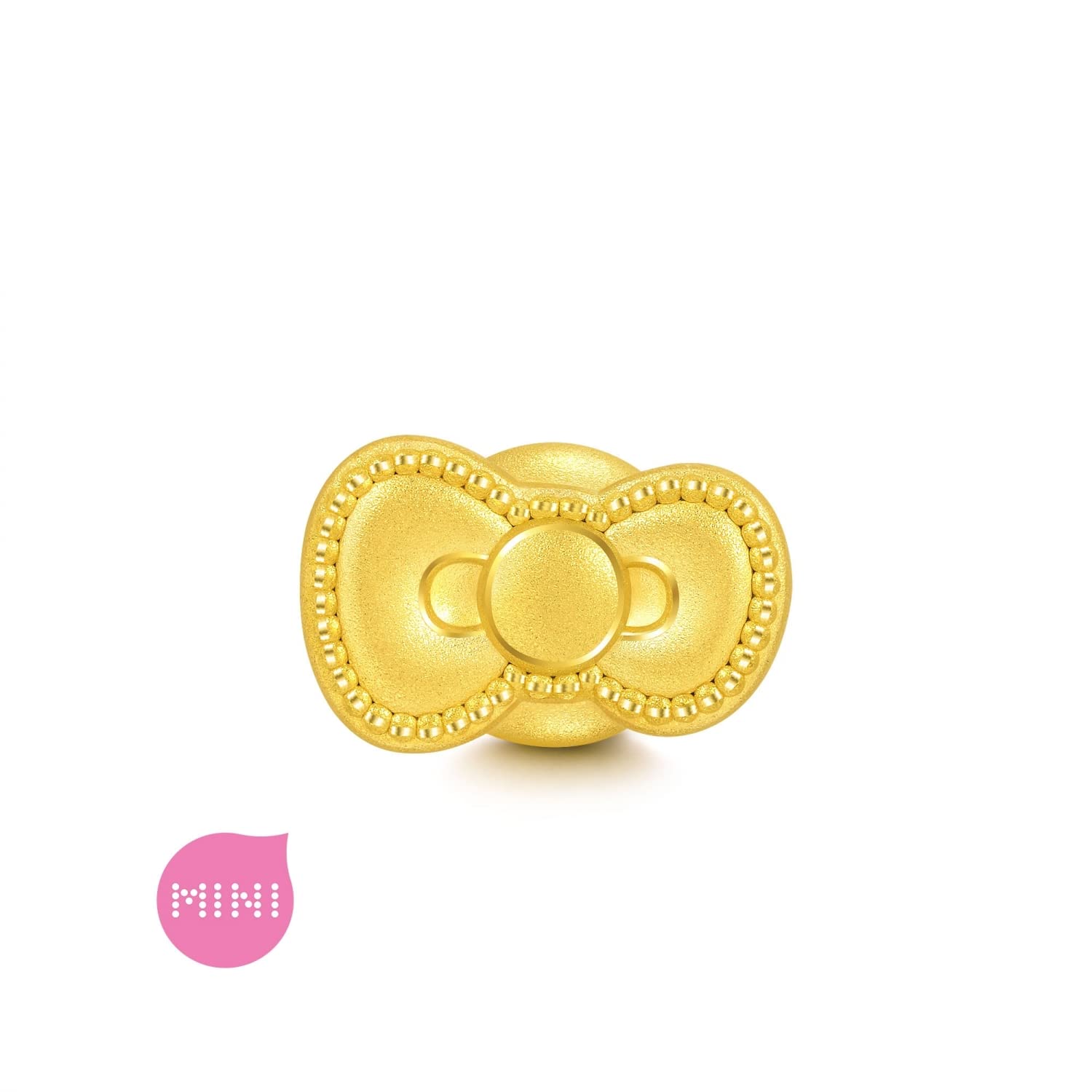 CHOW SANG SANG Sanrio 999 24K Solid Gold Hello Kitty Ribbon Mini Charm Bracelet for Women 92832C