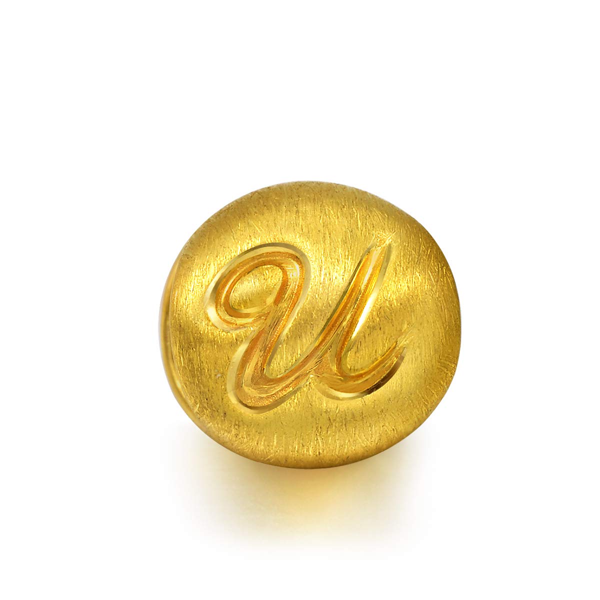 CHOW SANG SANG 999 24K Solid Gold 'Alphabets' Letters Charm Bracelet for Women (U)