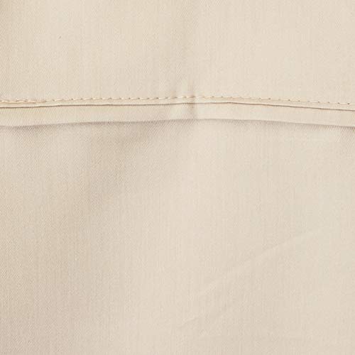 Linenspa 600 Thread Count Ultra Soft Cotton Blend Pillowcases, Set of 2 - Queen - Sand