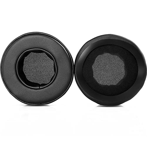 TaiZiChangQin Ear Pads Cushion Memory Foam Replacement Compatible with Pioneer HDJ-X5 HDJ-X7 DJ HDJ-X10 Headphone ( Protein Leather Earpads )