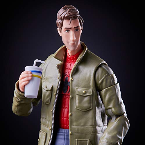 Spider-Man Hasbro Marvel Legends Series Into The Spider-Verse Peter B. Parker 6-inch Collectible Action Figure Toy for Kids Age 4 and Up