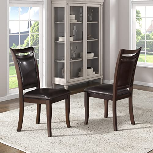 Lexicon Fontanelle Dining Chair (Set of 2), Dark Cherry