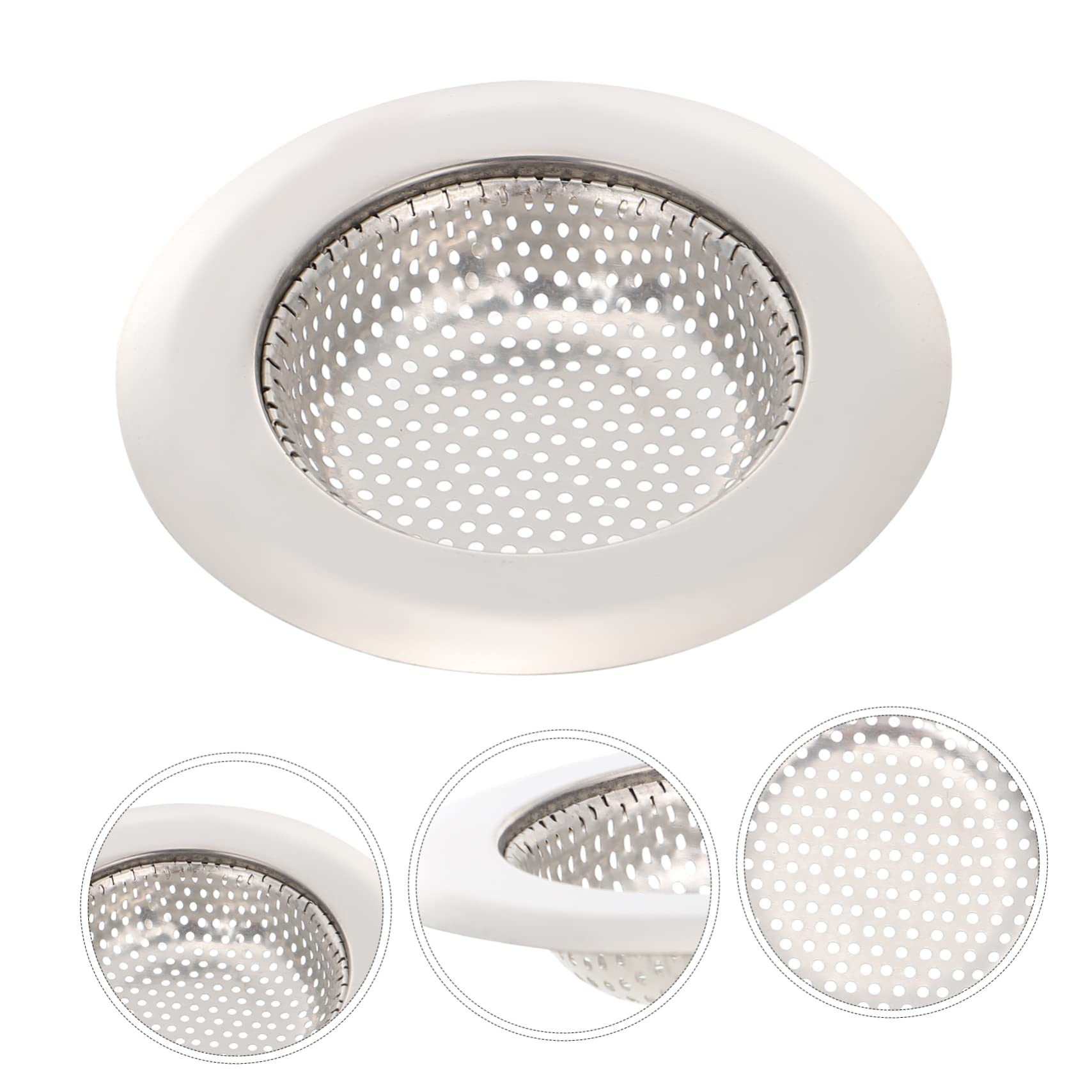 jojofuny 6 Pcs Sink Filter Kitchen Sink Strainer Anti-clogging Filter Tube Stops Sink Stopper Bath Drain Stopper Sink Drain Cover Sink Strainer Basket Kitchen Sink Drain Basket Large Plug