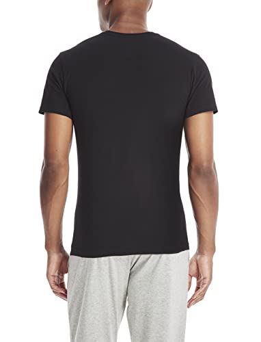 POLO Ralph Lauren Underwear Men's 3 Pack Slim Fit Crew Tees, Black, S