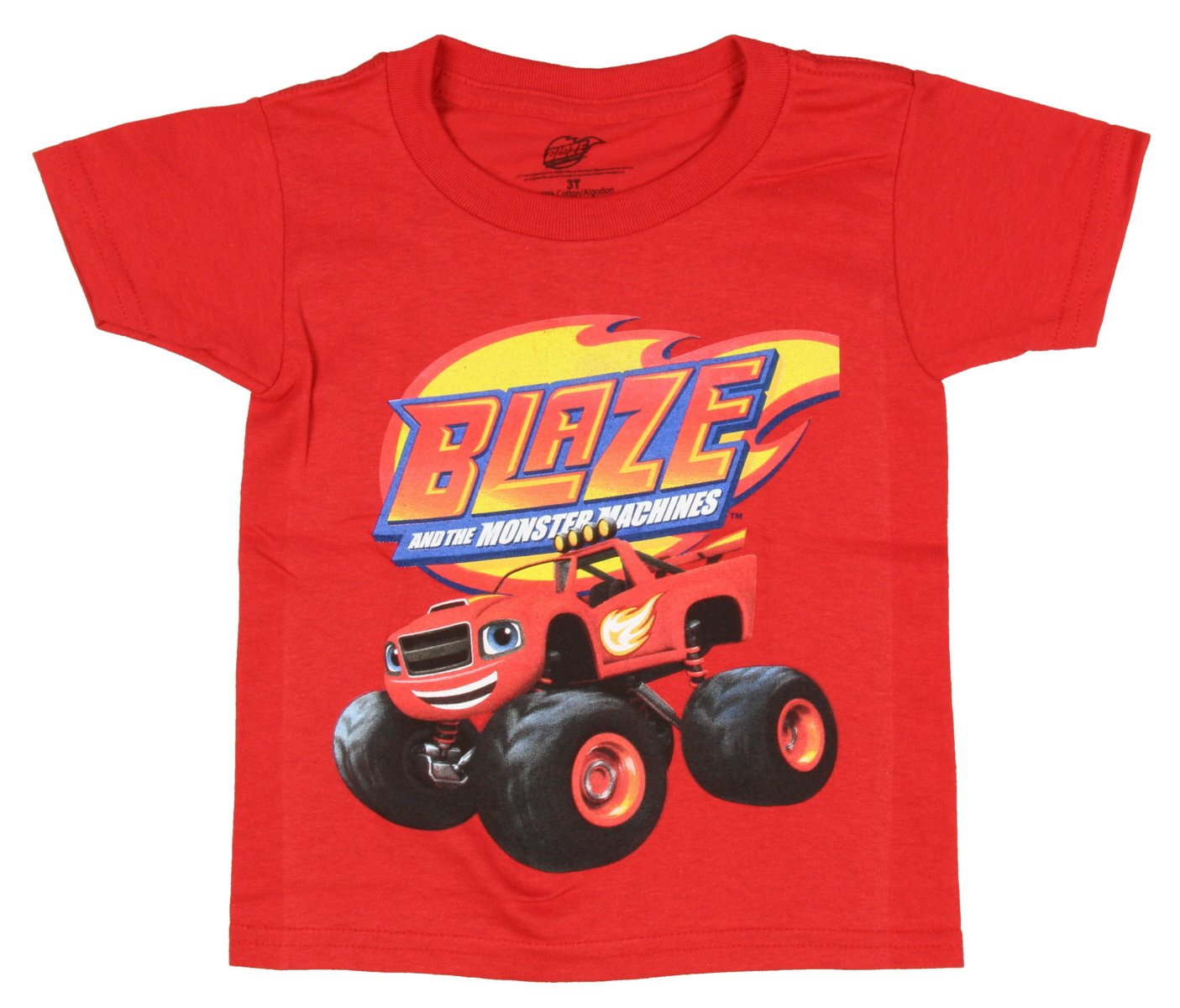 Nickelodeon boys Blaze and the Monster Machines Short Sleeve Tee fashion t shirts, Red, 3T US