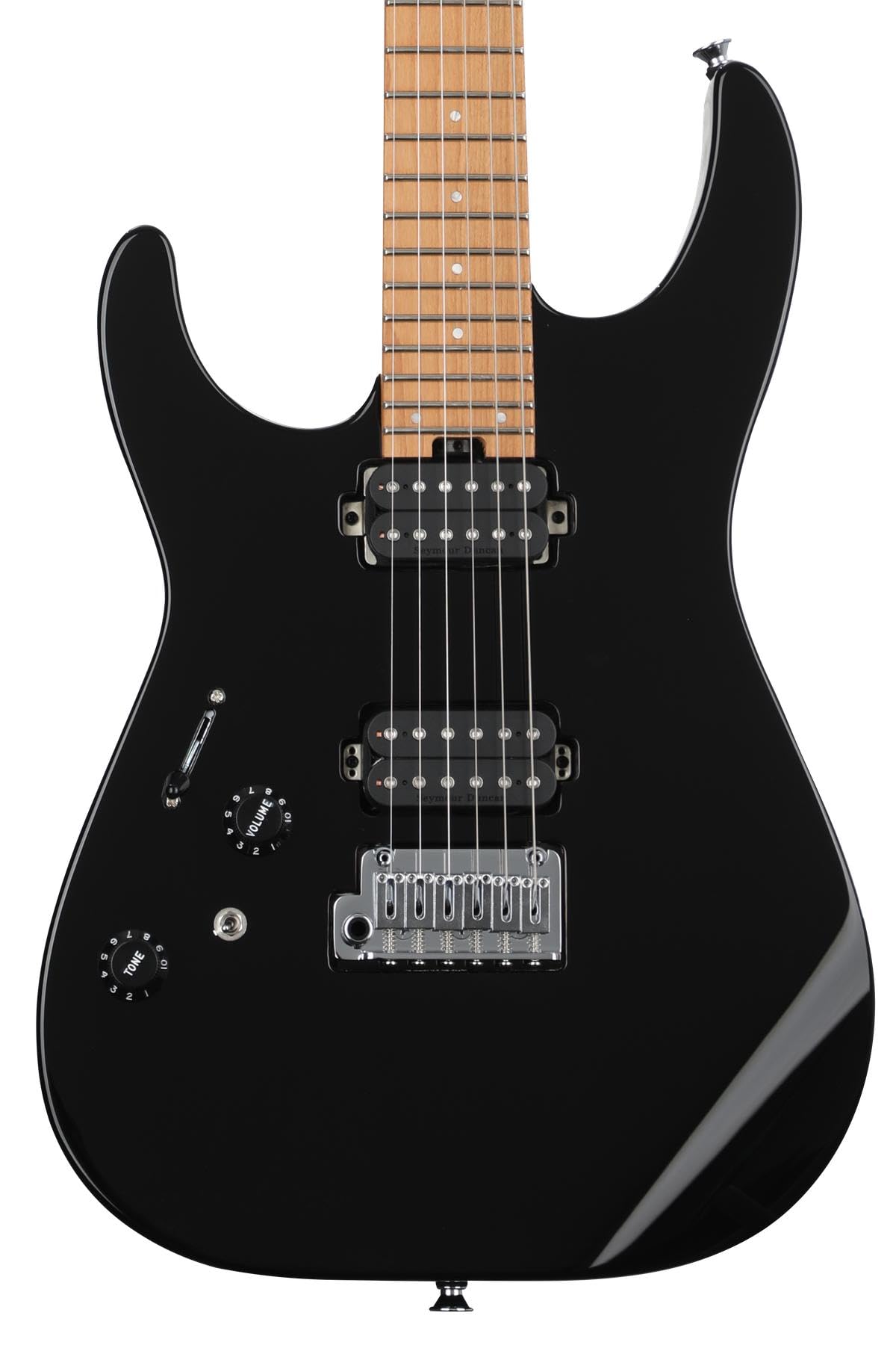 Charvel Pro-Mod DK24 HH 2PT Left-handed Electric Guitar - Gloss Black