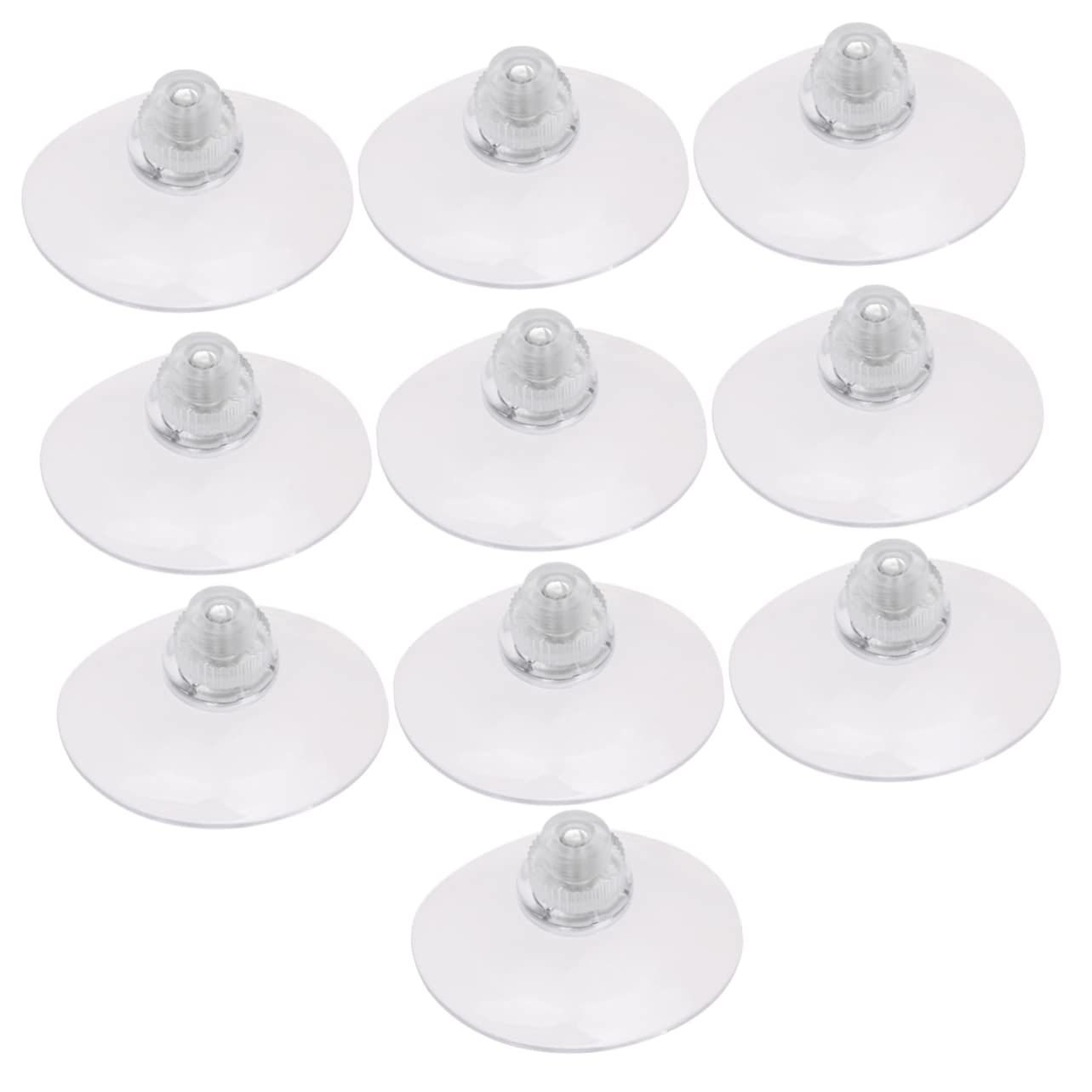 Holibanna 10pcs Seamless Hooks Mushroom Key Hook Heavy Duty Suction Cups Splinter Decorating Self- Hooks Punch- Hooks Bedroom Supahbadd Wall Hook Hanger Wall Mount No Punching