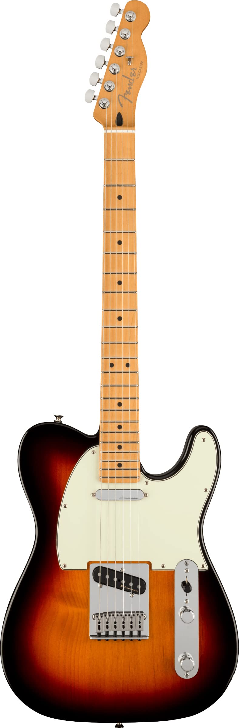 Fender Player Plus Telecaster Electric Guitar Bundle with Premium Tweed Case, Instrument Cable, Tuner, Guitar Strap, Extra Strings, 24-Pack of Picks and Austin Bazaar Guitar Essentials DVD