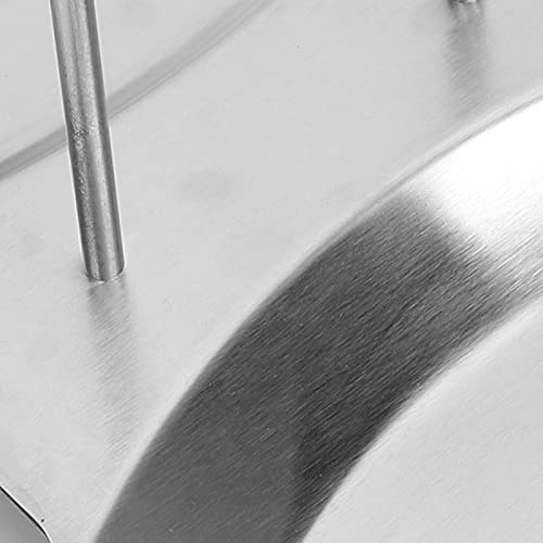 Lid Holder Spoon Rest Shelf with Drip Tray 304 Stainless Steel Pan Lid Stand Chopping Board Organizer for Kitchen Accessory Decor Tool