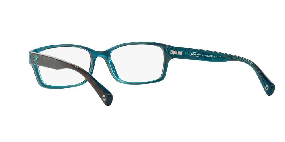Coach HC6040 Brooklyn Prescription Eyewear Frames, Dark Tortoise/Demo Lens, 52 mm
