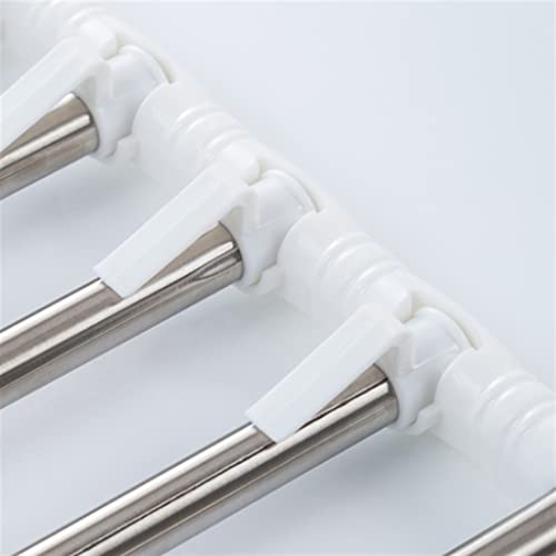 IULJH Multifunctional Telescopic Folding Trousers Hanger Multi-Layer Seamless Household Magic Trousers Clip