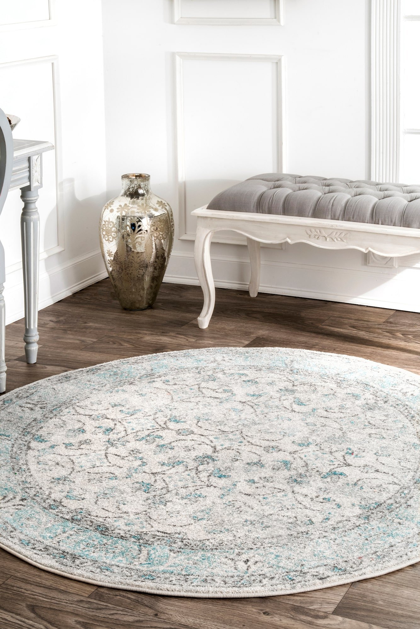nuLOOM Rio Transitional Farmhouse Area Rug, 10' x 14', Aqua