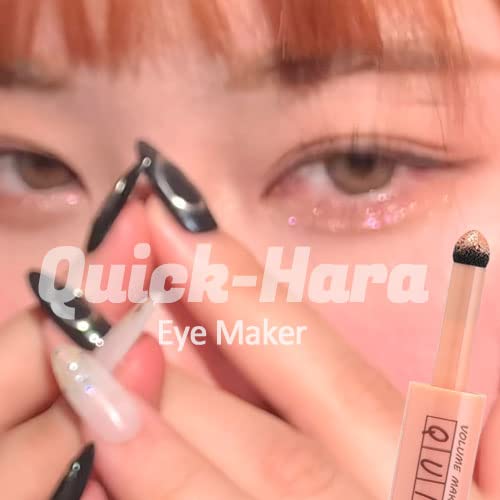 CORINGCO Shimmer Glitter Eye Maker Volume Eyeshadow Stick Quick-Hara Glitter Eye Makeup K-Beauty #03 Milky Way Moonlight Long Lasting Sparkle Glow Light