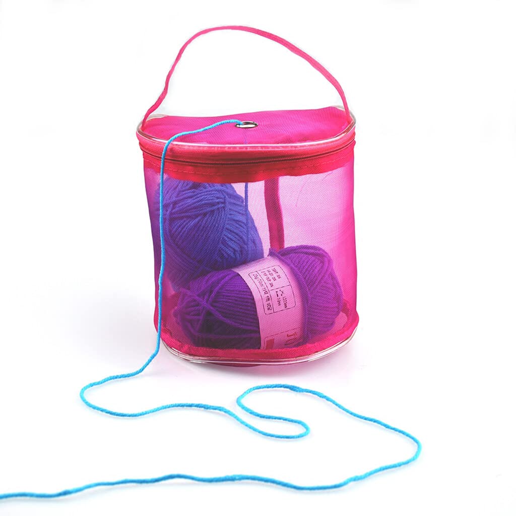 generic Small Size Knitting Yarn Storage Bag Portable Wool Holder Storage Basket Small Durability