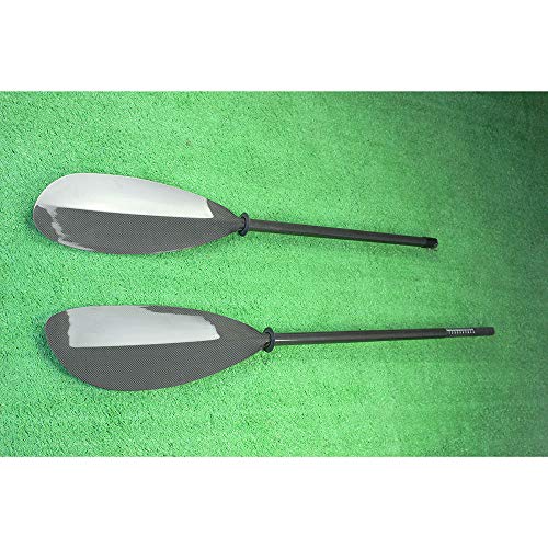 CISIBOOK Carbon Fiber Ocean Kayak Paddle 2 Piece Sea Kayak Paddle with 10cm (190-200CM)