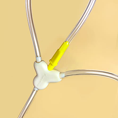PumpMom Replacement Tubing for Medela New Pump in Style Maxflow Breast Pump, Not Original Medela Spare Breastpump Parts Tubes