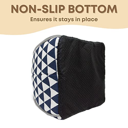 TiereCare Guinea Pig Hideout Bunny Bed Hamster House Cozy Guinea Pig Cage Accessories Rabbit Habitat Hide-Out for Hedgehog Small Animal Supplies(Blue)