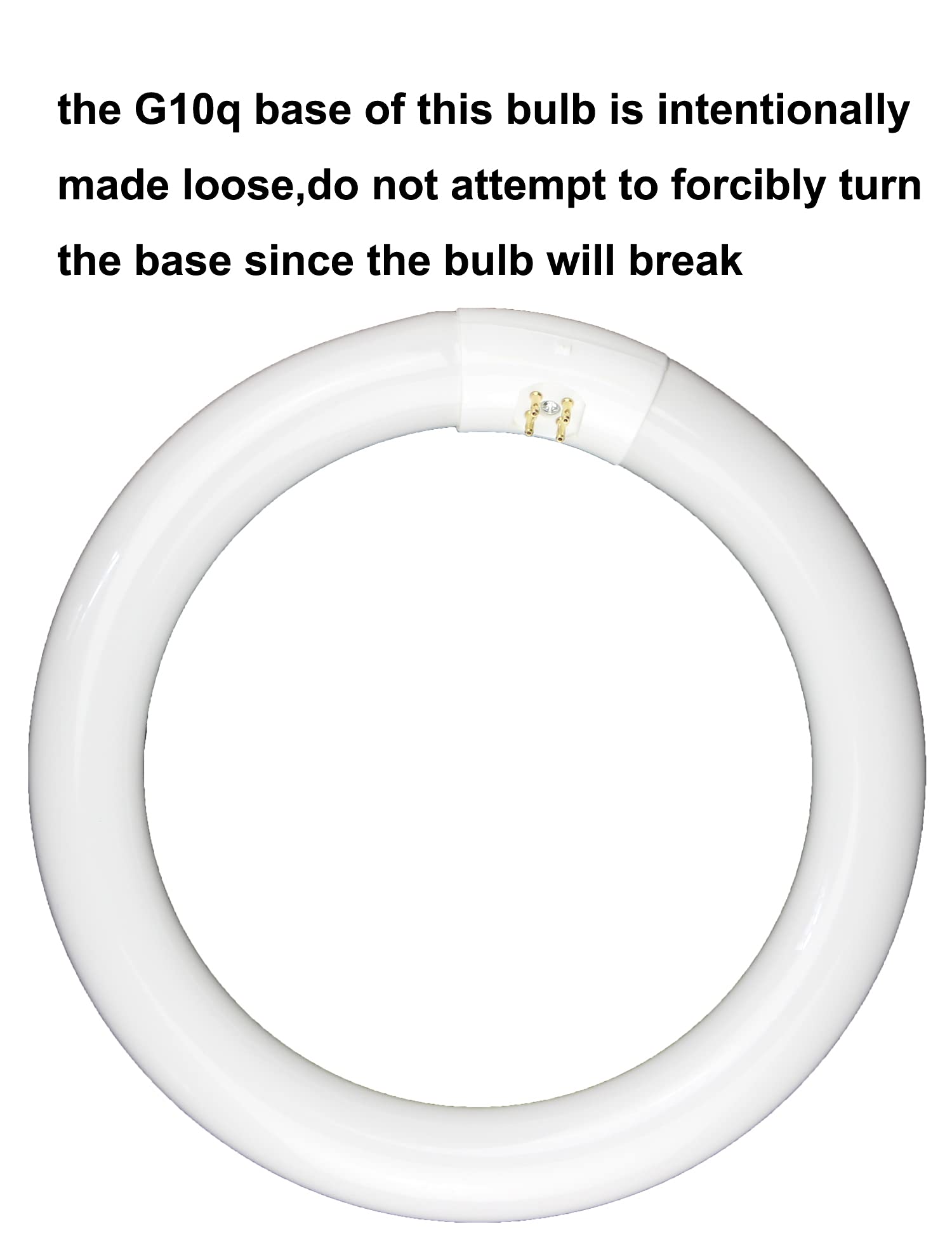 CHKADAWA FC9T9 9 inch Circline Light Bulbs T9 30W, FCL30 Circular Fluorescent Lamp Round 30 Watts Bulb Replacement for Ceiling Fan Fixture, Daylight DL 6500K, G10q 4 Pin Base, 2 Pack