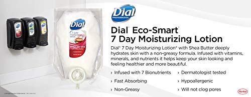 Dial 1906694 7-Day Moisturizing Lotion with Shea Butter Refill, 15oz (Pack of 6)