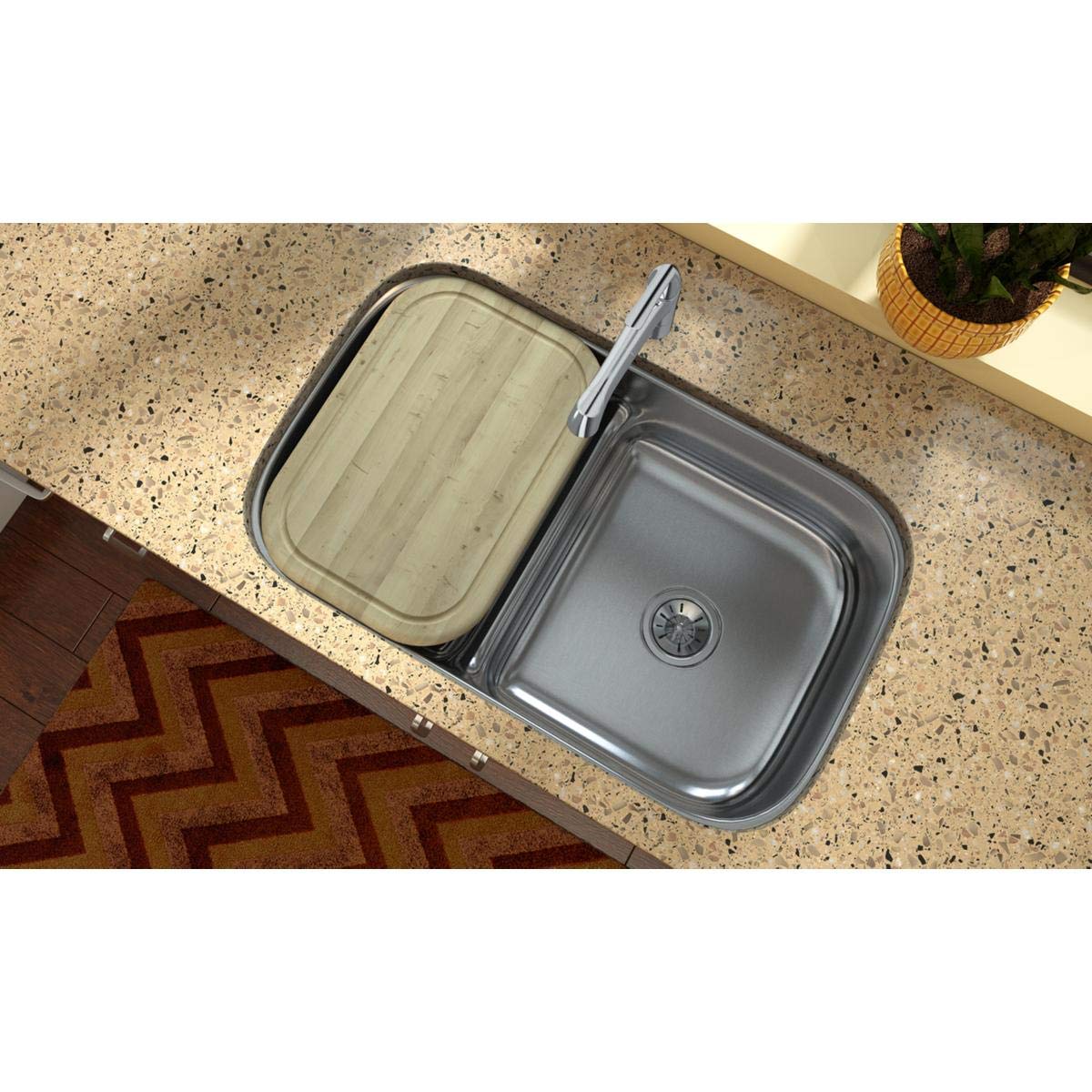 Elkay LKCB2918HW Cutting Board, Small, Hardwood