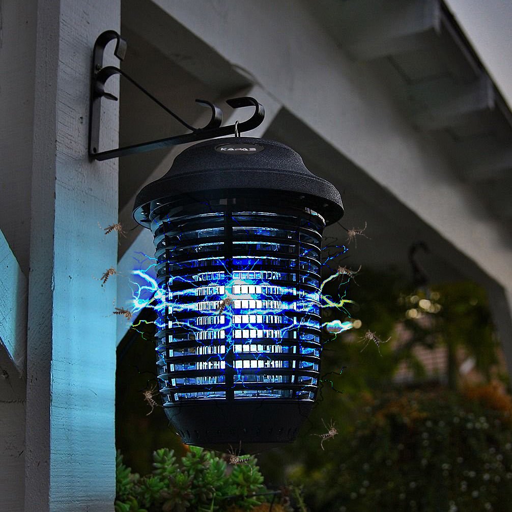 KPS Electric Bug Zappers, New Upgrade with Free Hanger 40W Outdoor Pest Control Lantern for Mosquitoes, Flies, Gnats, Pests & Other Insects, 1 Acre Coverage (1 Pack)
