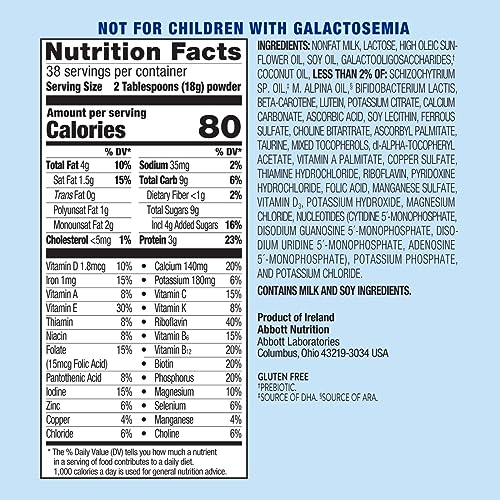 Pure Bliss by Similac Toddler Drink with Probiotics, Starts With Fresh Milk From Grass-Fed Cows, Non-gmo Toddler Formula, 24.7 Oz (Pack of 6)