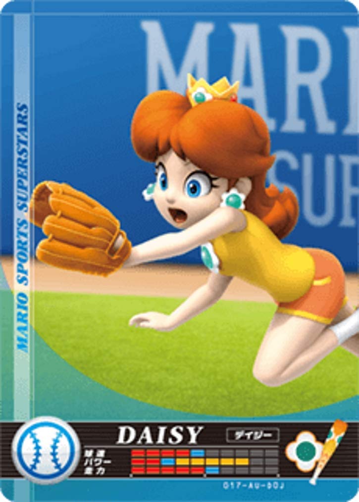 Nintendo Mario Sports Superstars Amiibo Card Baseball Daisy for Nintendo Switch, Wii U, and 3DS