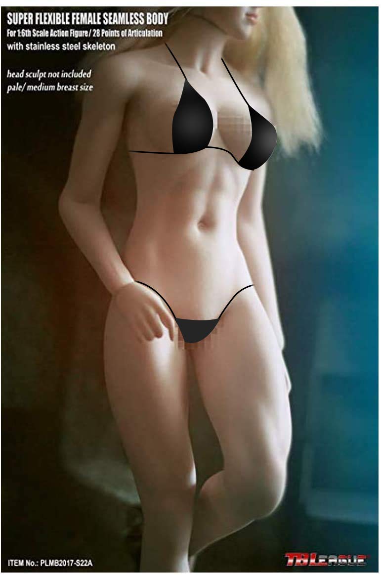 OBEST TBLeague 1/6th Scale Female Super Flexible Seamless Body Pale Action Figure (2017-S22A)
