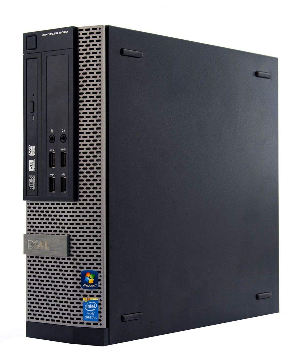 Dell OptiPlex 9020 SFF Computer Desktop PC, Intel i5 Processor, 16GB Ram, 128GB M.2 SSD 2 TB HDD, Dual 19 FHD Monitor, Wired Keyboard and Mouse, WiFi & Bluetooth, Windows 10 Pro (Renewed)