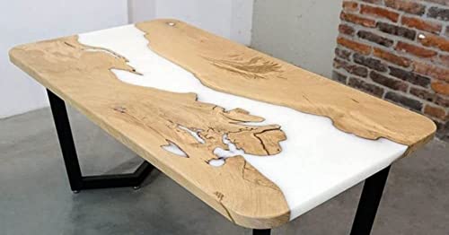 Epoxy Table, Live Edge Wooden Table, Natural Wood,Dining table, Natural Epoxy Table, Resin Table, Epoxy Resin River Table