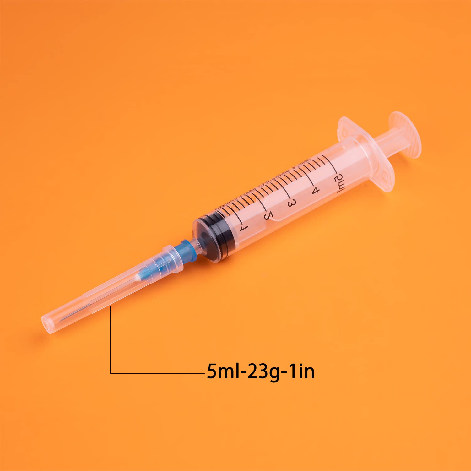 Disposable 5ml/cc Syringe with 23Ga 1inch Needle,Individually Wrapped (20Pack)