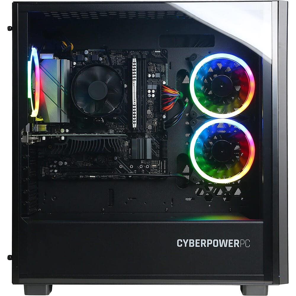 CyberPowerPC Gamer Master GMA9340CPG Gaming Desktop Computer - AMD Ryzen 7 7700 Octa-core [8 Core] 3.80 GHz - 16 GB RAM DDR5 SDRAM - 1 TB M.2 PCI Express NVMe SSD