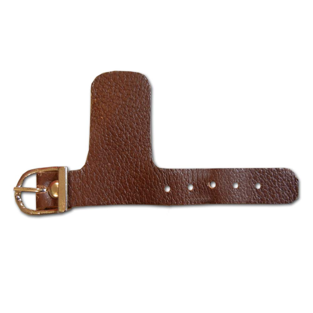 CAROL Traditional Archery Leather Thumb Ring LTR-101 Brown