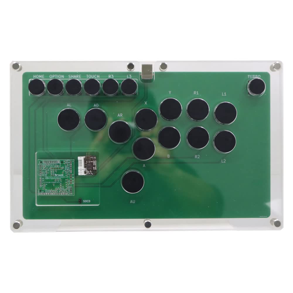 FightBox B1-PS5 Ultra-Thin All Buttons Leverless-Style Arcade Game Controller For PS5/PS4/PS3/PC Hot-Swap Cherry MX