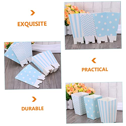 TOGEVAL 48pcs Popcorn Boxes Popcorn Box Cajitas De para Candy Popcorn Snack Container Paper Popcorn Case French Fries Boxes Bridal Shower Popcorn Boxes Popcorn Buckets Bride