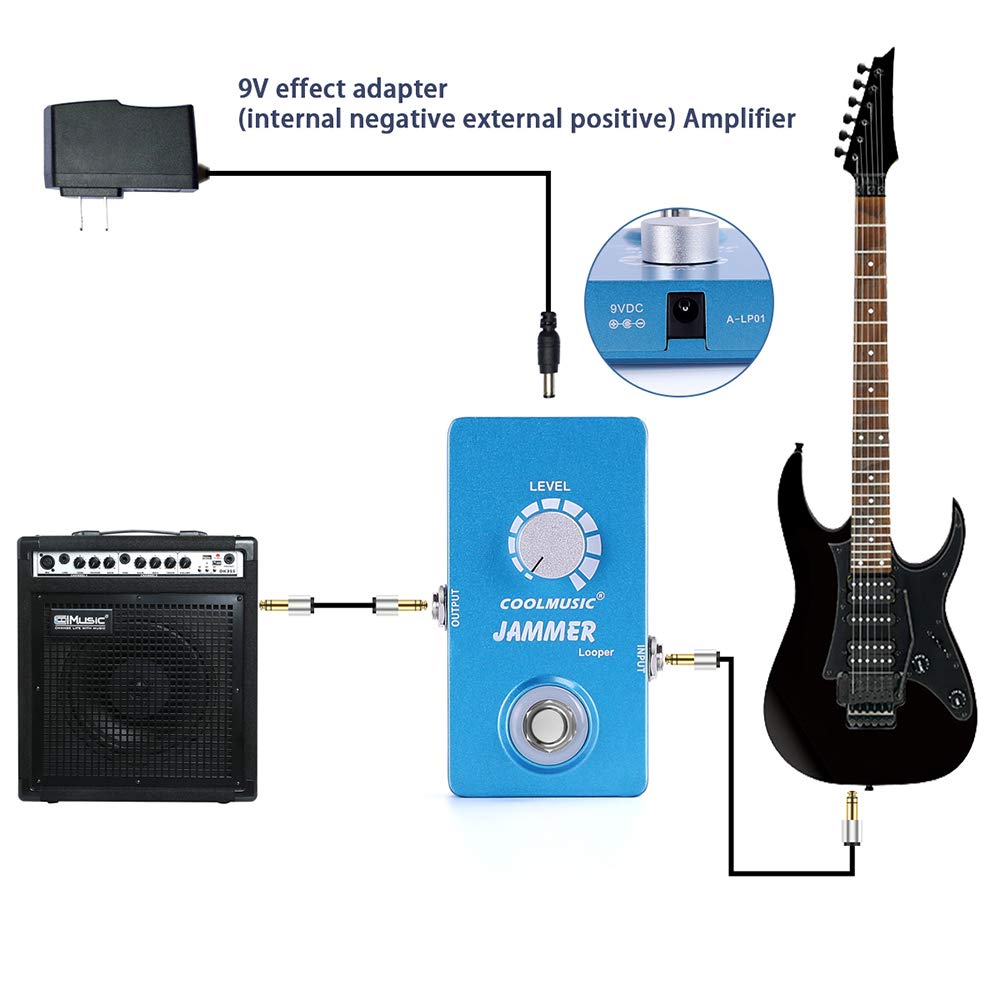 Coolmusic Jammer Looper Effects Pedals 10 Minutes of Looping Unlimited Overdubs