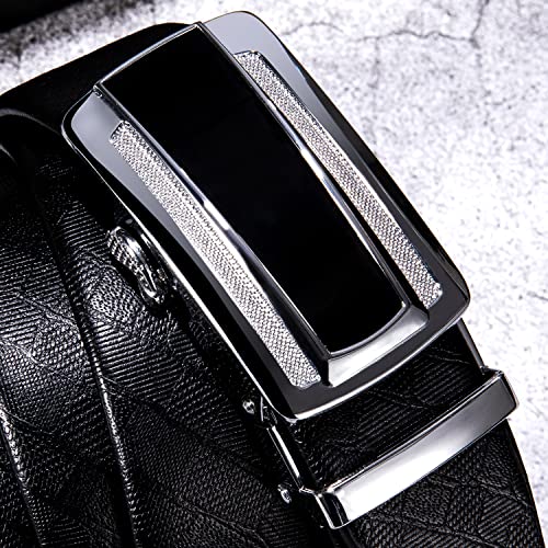 Dubulle Mens Buckle Designer Ratchet Automatic Click Slide Alloy Buckle Business Wedding