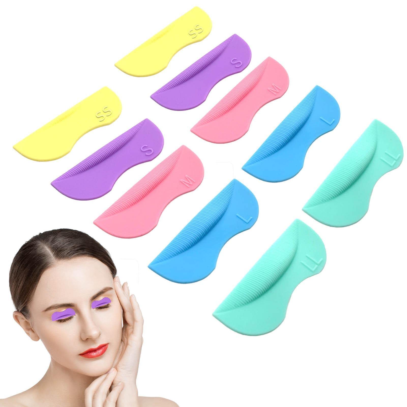 Eyelash Perm Pads, Reusable Eyelash Perm Silicone Pads - Environmentally Female Cosmetics Makeup for Personal Eyelash Curling, Beauticians, and Beauty Salons