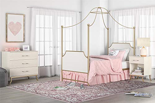 Little Seeds Monarch Hill Clementine White Nightstand, Ivory Oak