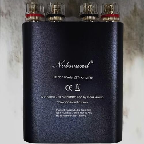 Nobsound NS-20G 200W Mini Bluetooth 5.0 Power Amplifier 2.0 Channel Wireless Receiver Hi-Fi DSP Stereo Headphone Audio Amp LED Display