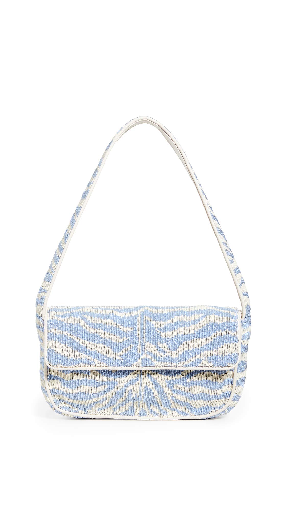 STAUD Women's Tommy Bag, Black/White, One Size