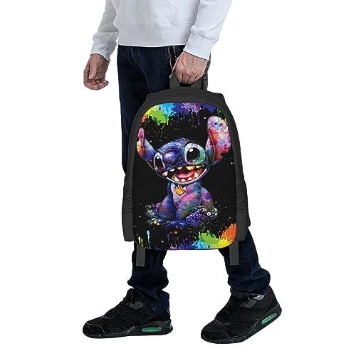 Giuda Cute Anime Backpack 17 Inch Large Capacity Multifunction Backpacks Lightweight Sports Travel Laptop Bag Daypack