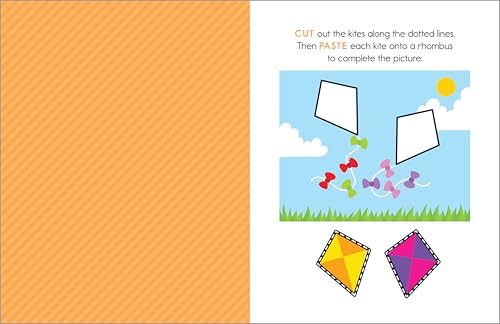 My First Scissor Skills Workbook: Cut-and-Paste Activities to Build Hand-Eye Coordination and Fine Motor Skills (My First Preschool Skills Workbooks)