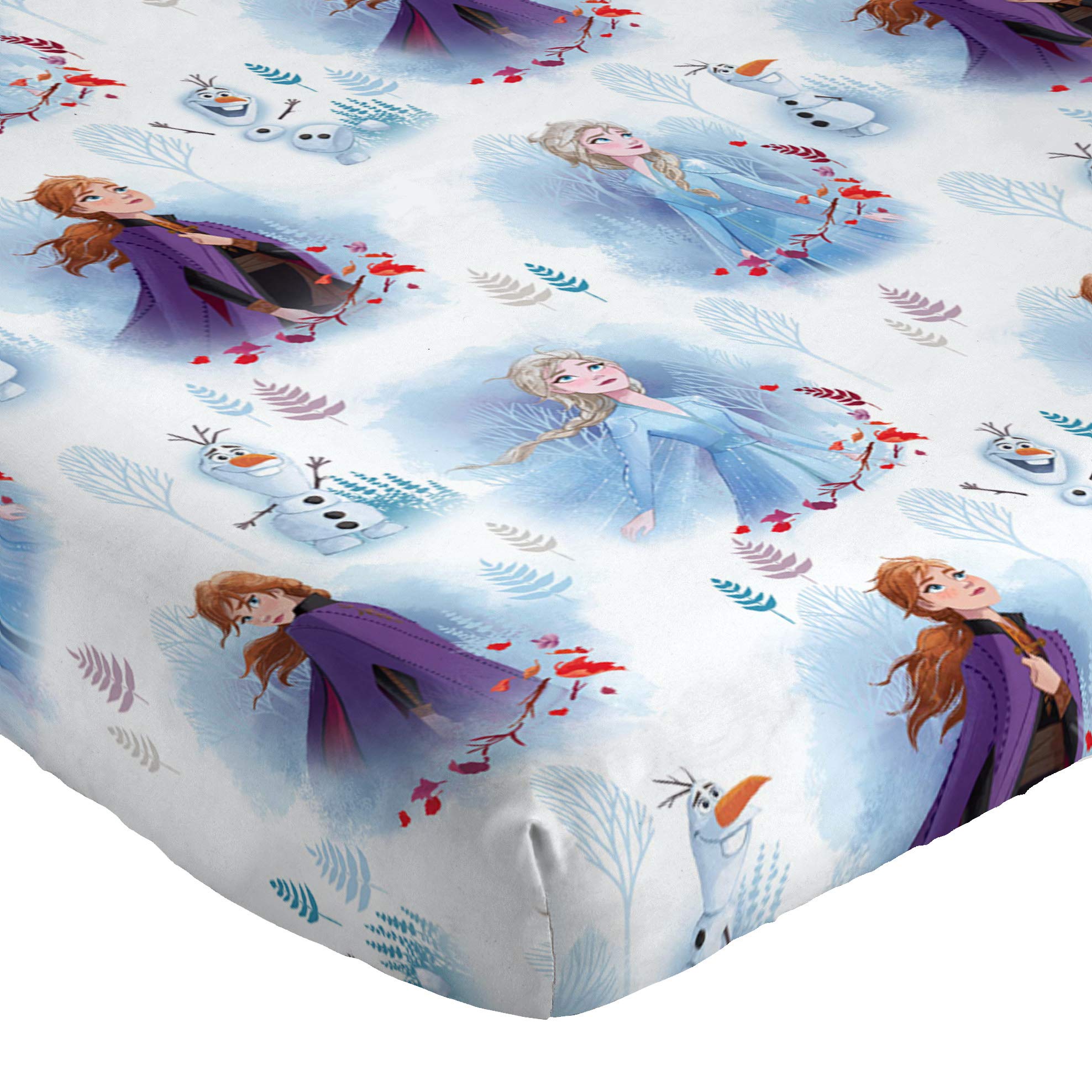 Jay Franco Disney Forest 3 Piece Twin Sheet Set, Frozen 2 Spirit