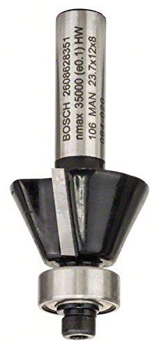 Bosch 2608628351 Chamfer-/Laminate Trim Bit 23, 7x12x8mm