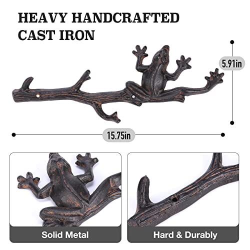 Gudoesy Wall Hooks,Decorative Wall Hooks,Rustic Decorative Coat Hooks for Hanging