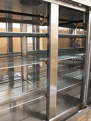 Vortex Refrigeration Refrigerator 3 Solid Door Commercial Stainless Steel- 72 Cu. Ft. …