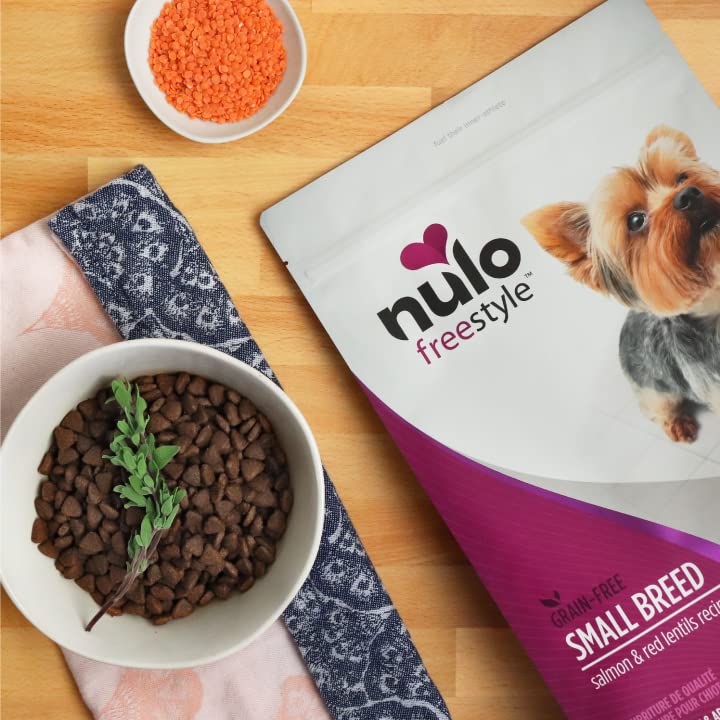 Nulo Freestyle Limited Ingredient Small Breed Adult & Puppy Grain-Free Dry Kibble Dog Food, Premium Allergy Friendly Single Animal Protein with BC30 Probiotic for Healthy Digestive Support