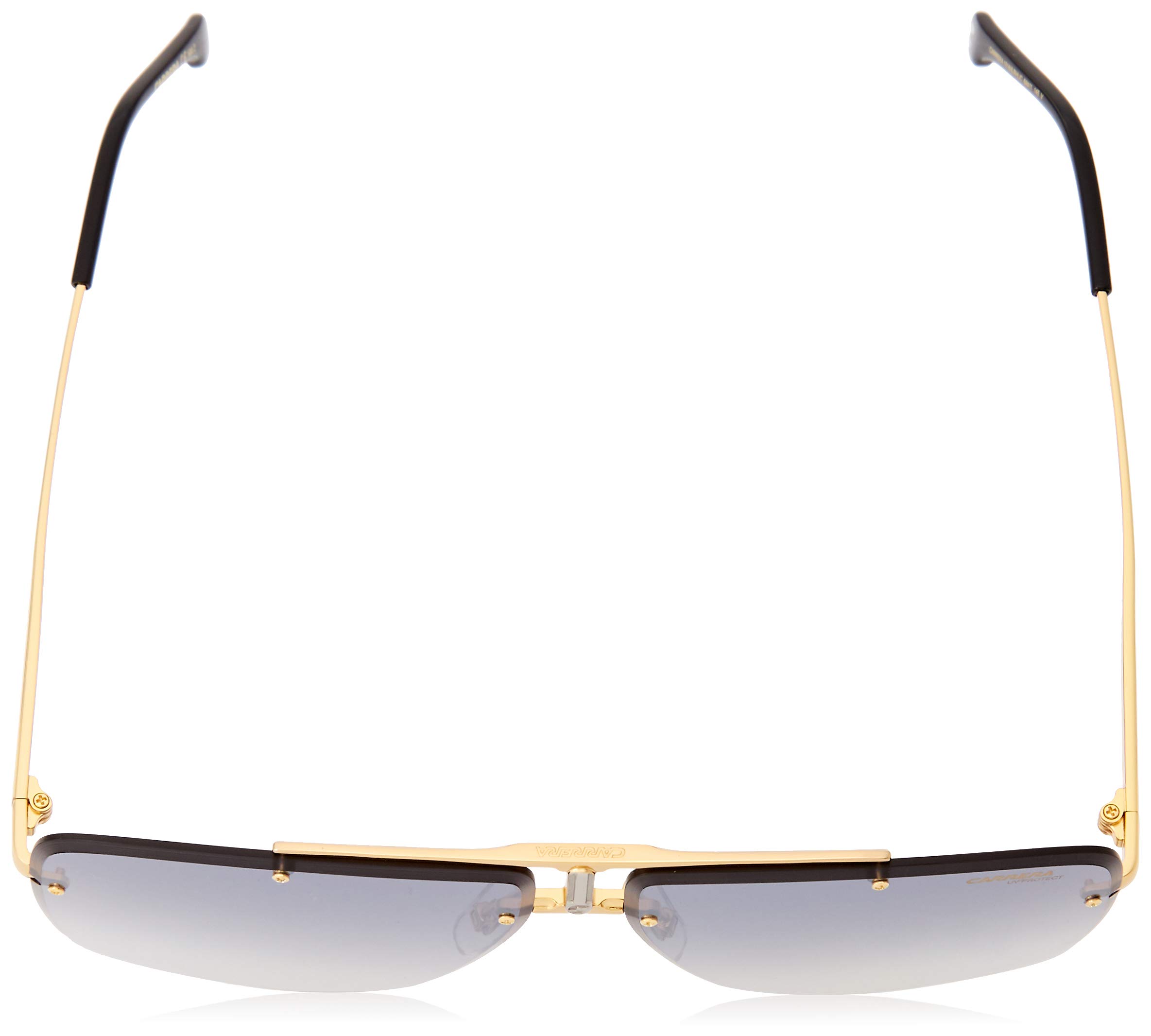 Carrera 1016/S Rectangular Sunglasses, Gold/Grey Shaded, 64