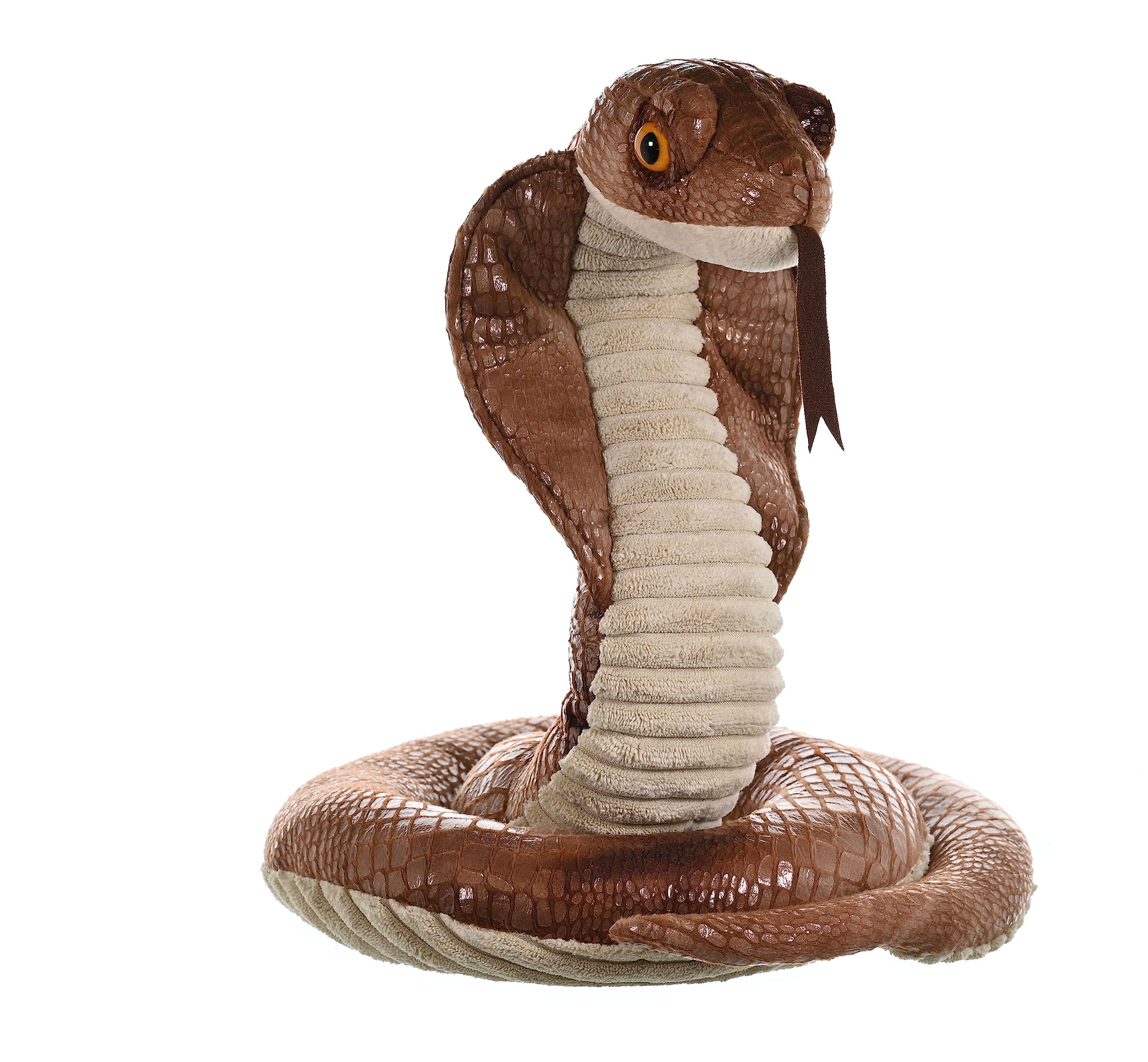 Wild Republic Cobra Plush, Stuffed Animal, Plush Toy, Gifts for Kids, Cuddlekins 12 Inches